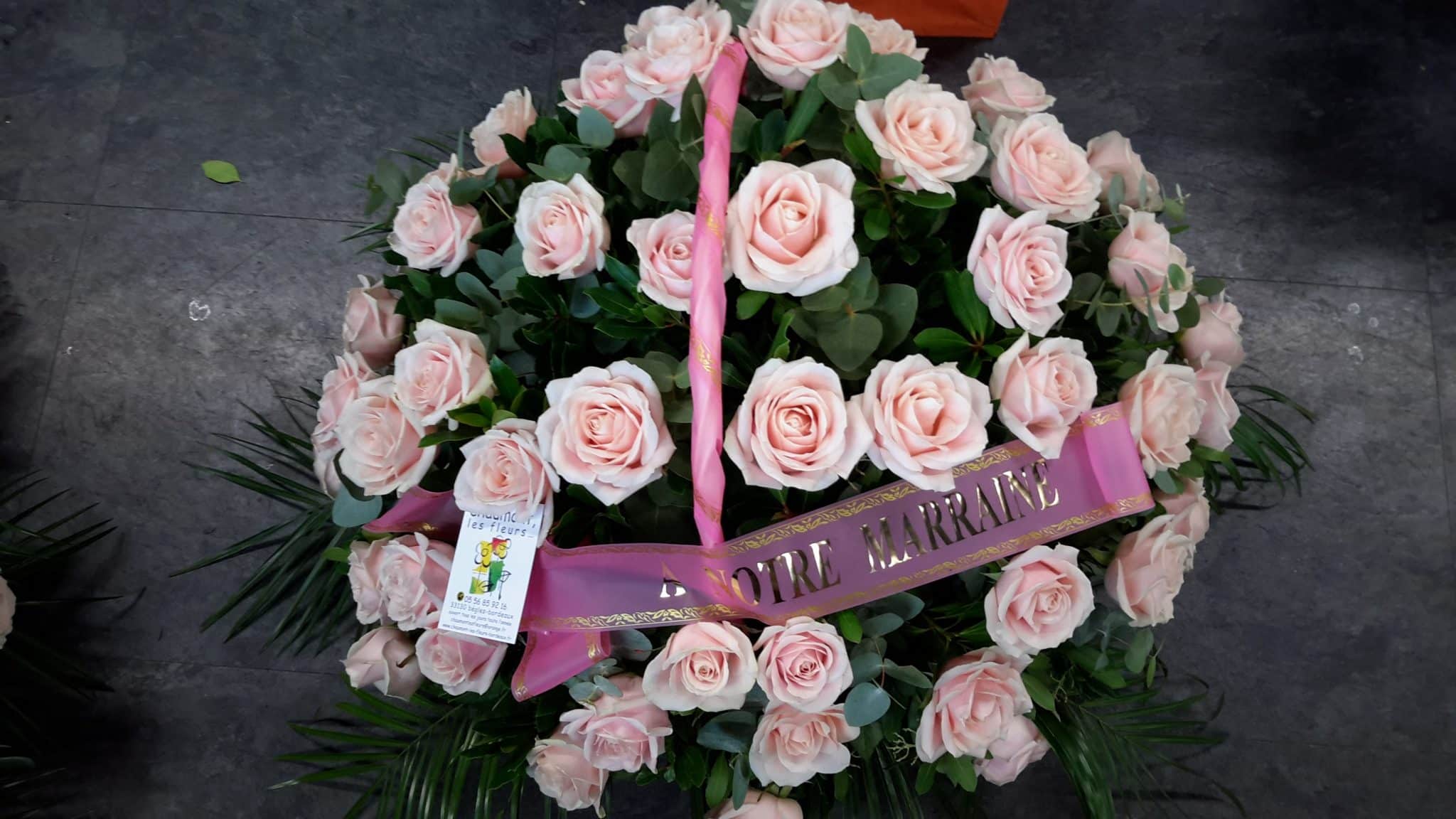 Corbeille de fleurs de fleurs pour deuil - Chaumont, Les Fleurs ...